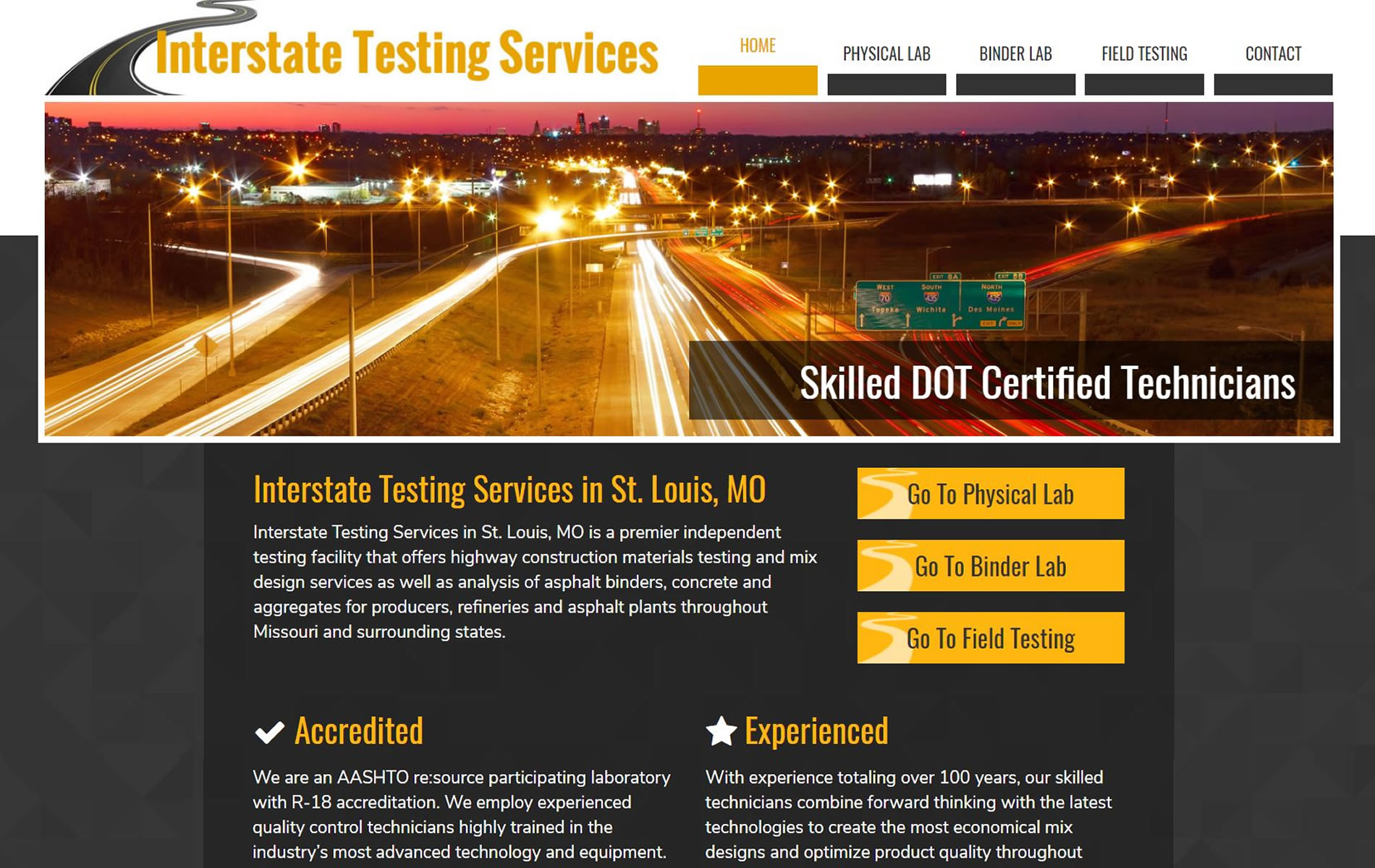 Interstate Testing Services | MayeCreate Design