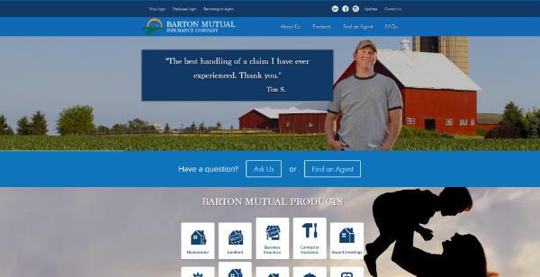 Barton Mutual Insurance Company | MayeCreate Design